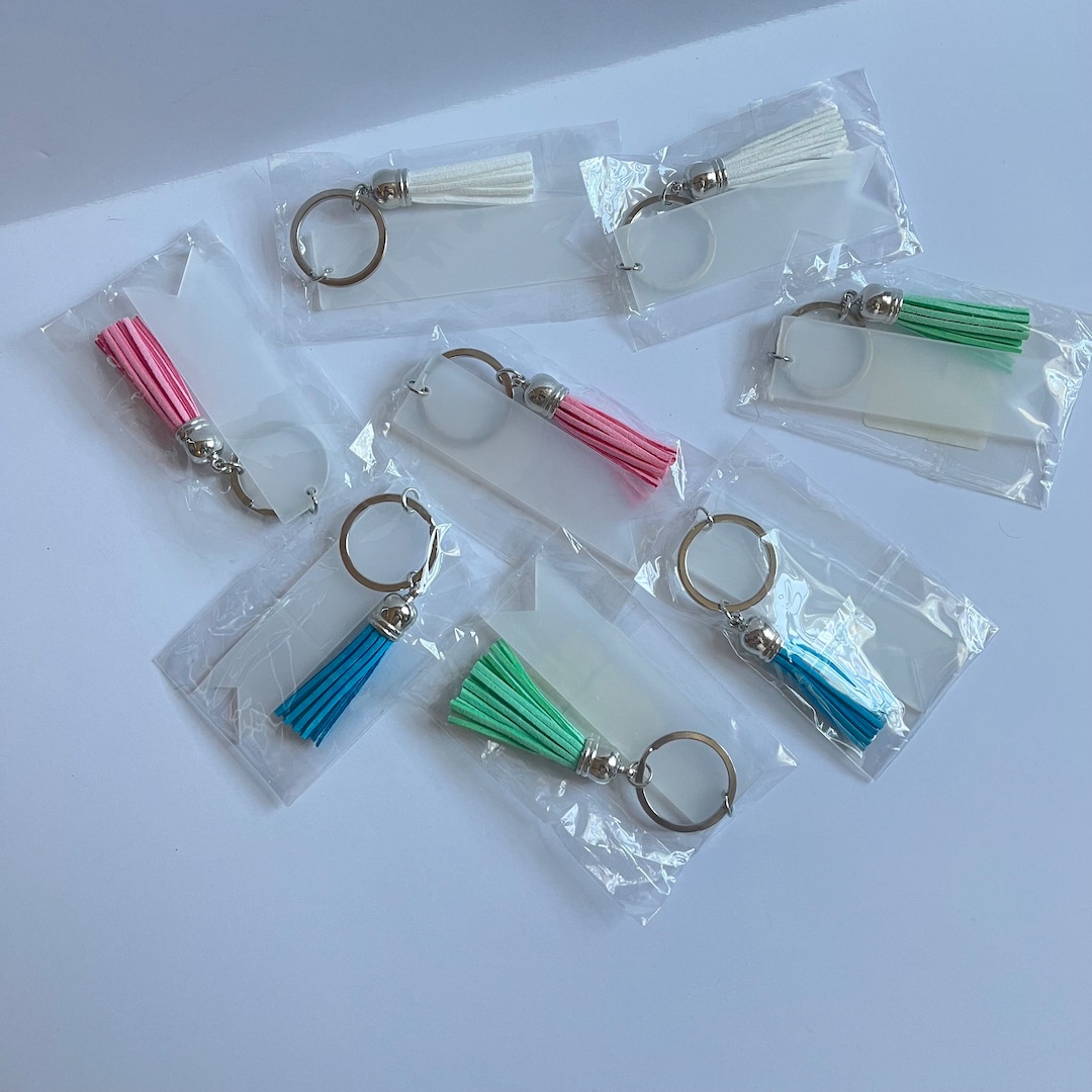 Set of Acrylic Keychain Blanks, Banner Keychain, Banner Acrylic ...
