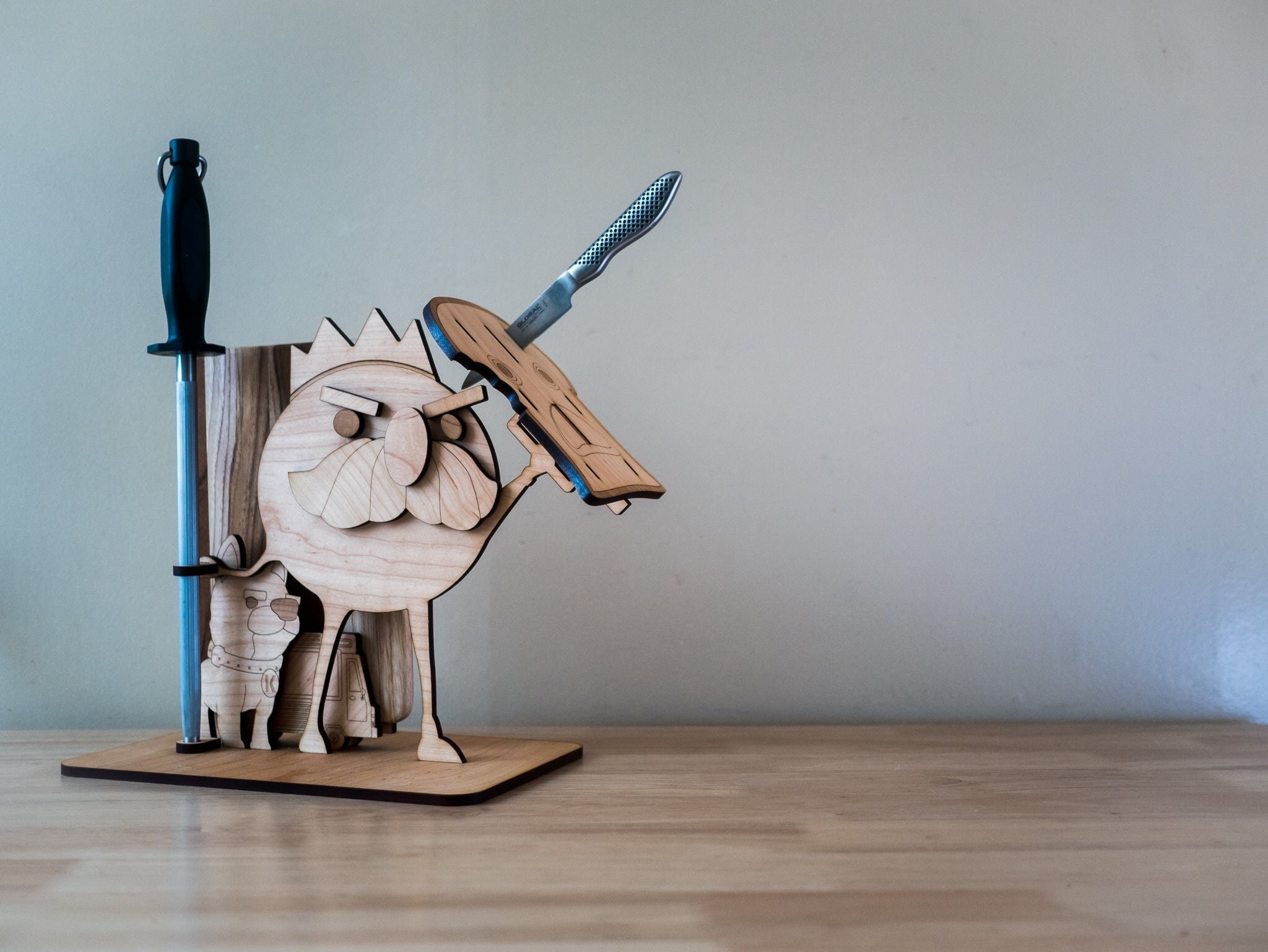 Overcooked Lasercut Knife Block AI PDF SVG Digital File - Etsy