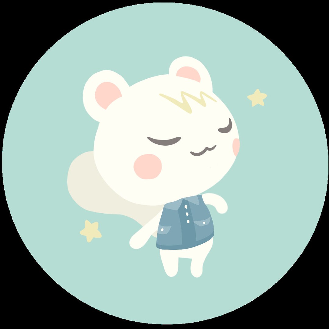 Smug Marshal Squirrel Sticker animal Crossing BUY 3 GET 1 - Etsy