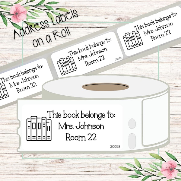 Book Name Plate - Etsy