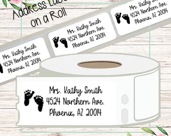 Baby Address Labels - Etsy