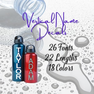 Vertical Decals - Etsy