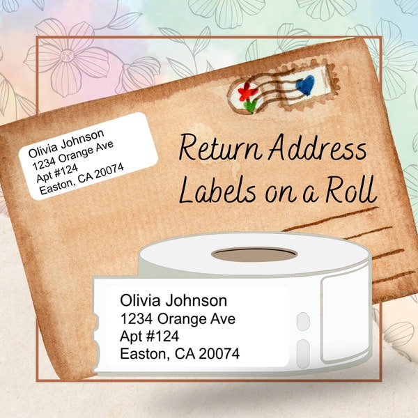 Adhesive Label Roll - Etsy