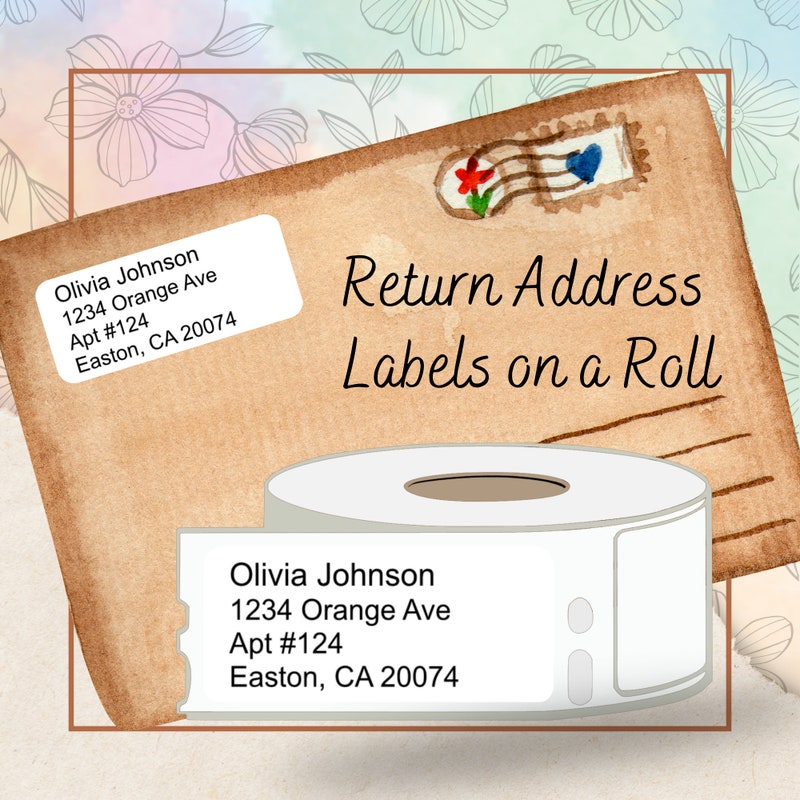 Personalized Self Adhesive Address Labels - Etsy