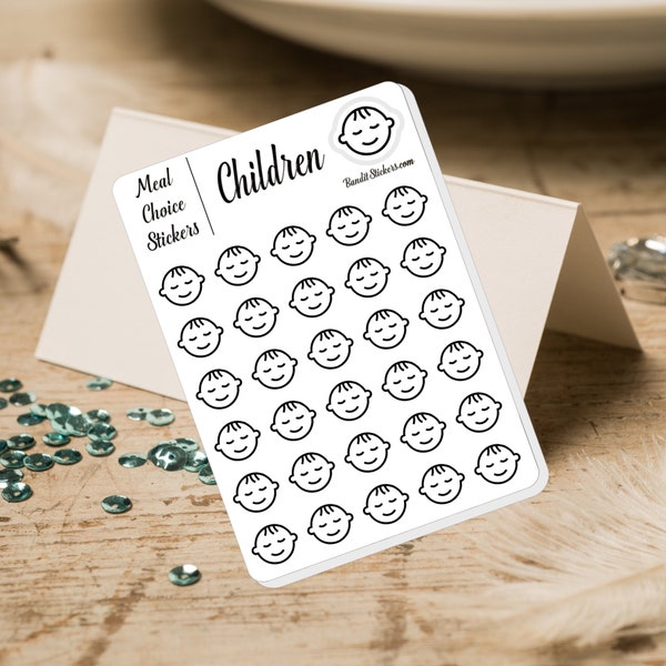 Meal Choice Stickers - Etsy