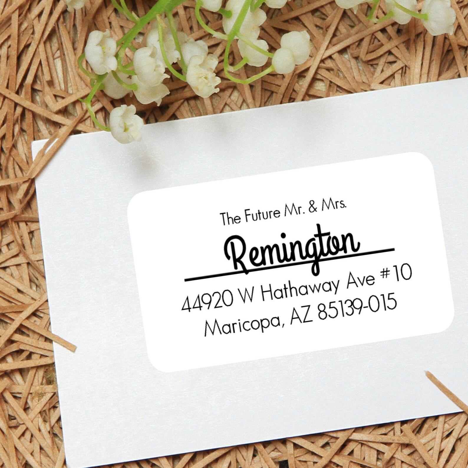 Clear Gold Foil Address Label Foiled Return Address Label | Etsy
