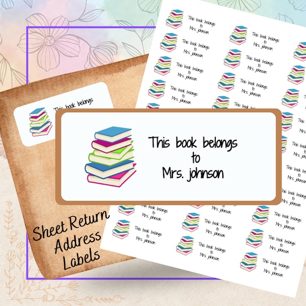 This Book Belongs To - Etsy