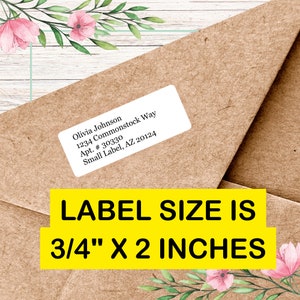 Return Address Label, SMALL Return Address Label, Basic Address Label ...