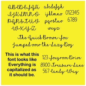 Custom Address Labels Script Font Address Labels Return - Etsy