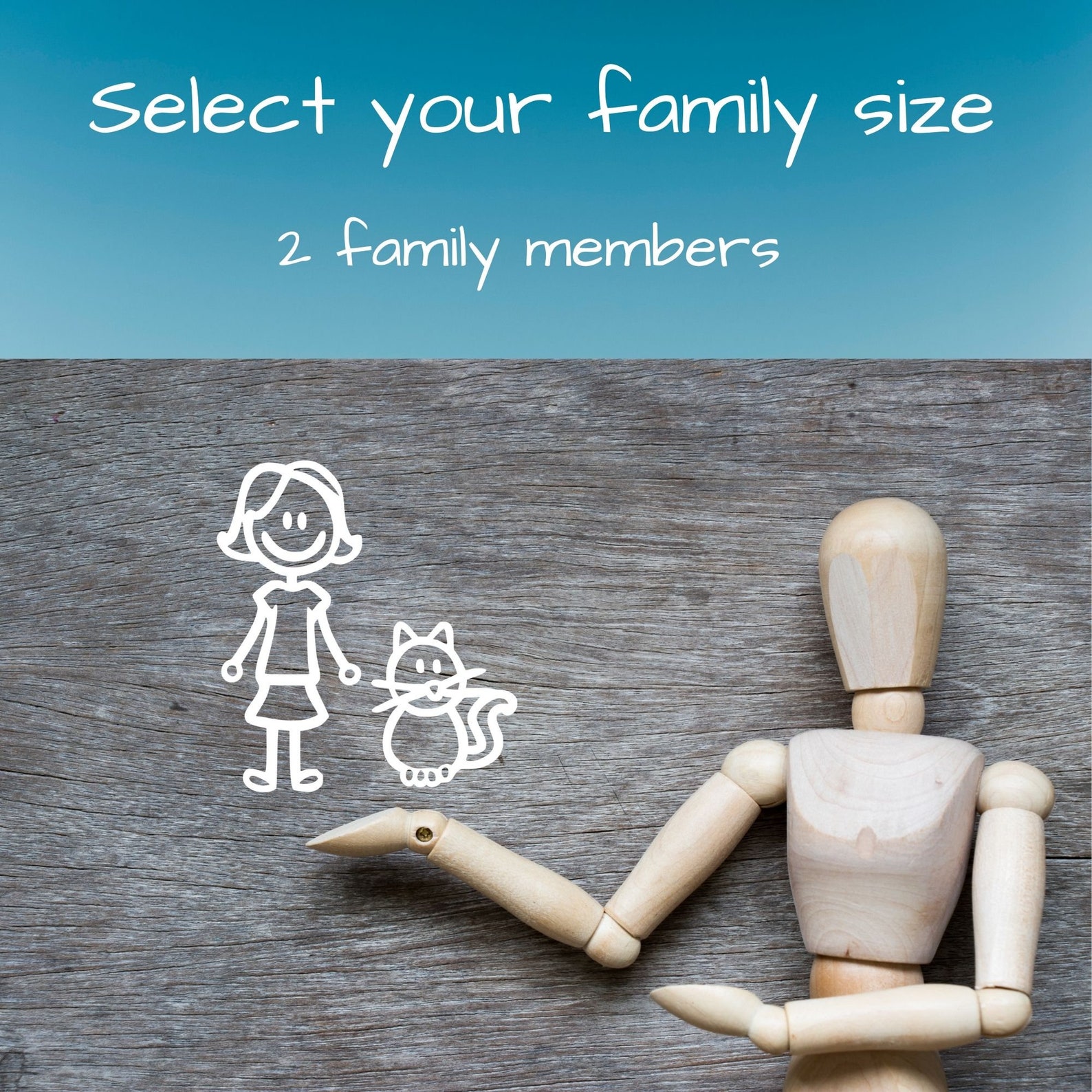 Stick People Family Decal Stick People Family Sticker Stick | Etsy