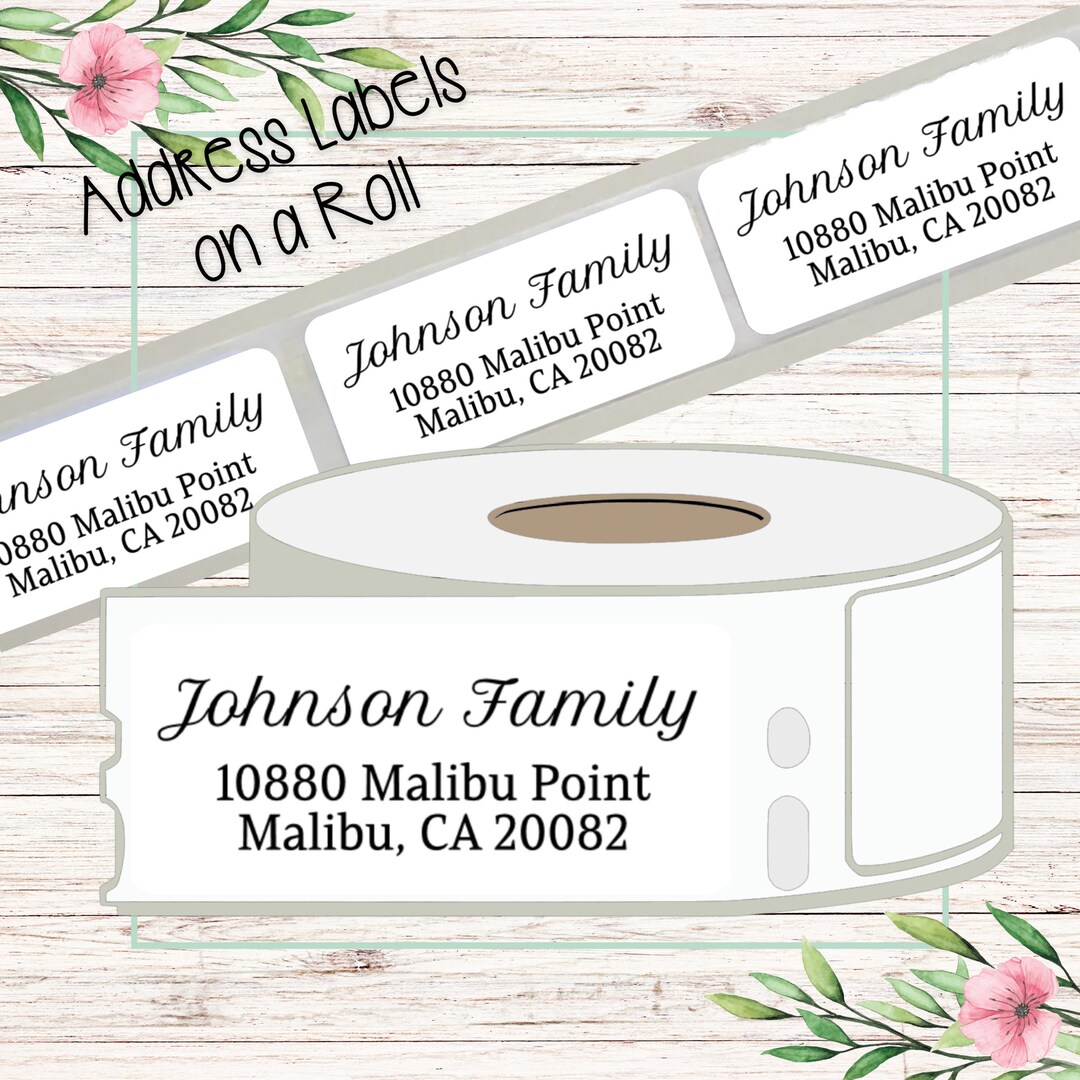 Custom Calligraphy Address Labels, Personalized Return Labels, Custom ...