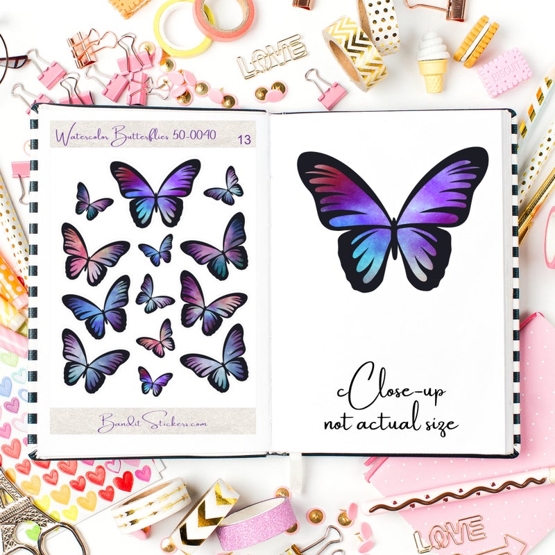 Butterfly Stickers - Etsy