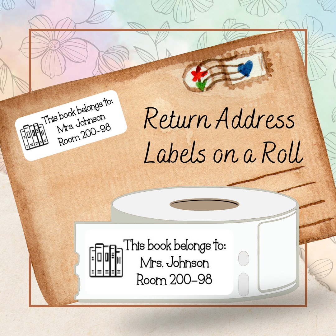 Teacher Gift - Book Belongs to - Book Identification Library Label ...