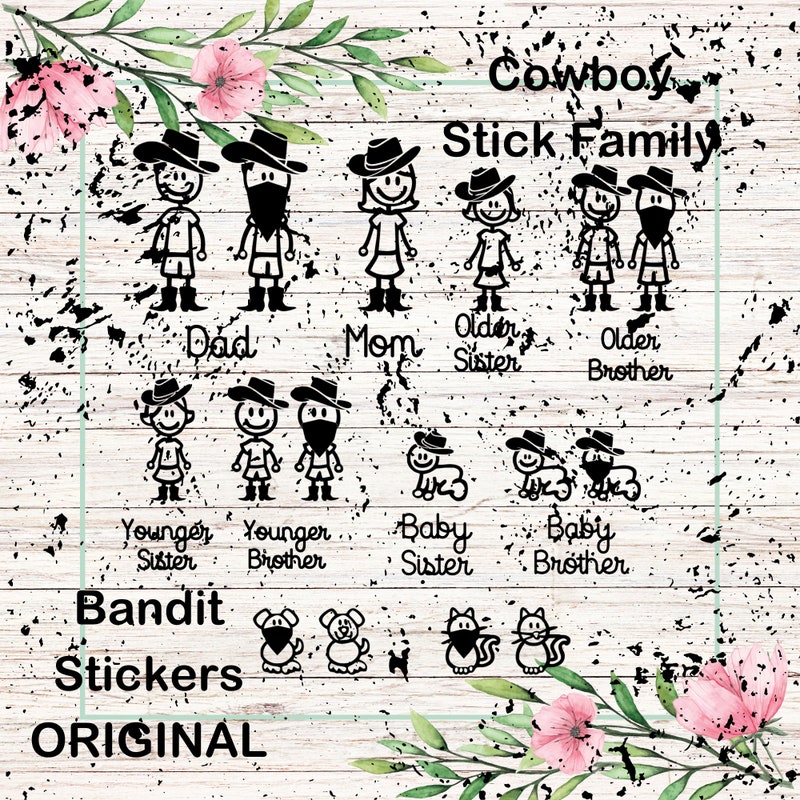 Car Window Decal Family - Etsy