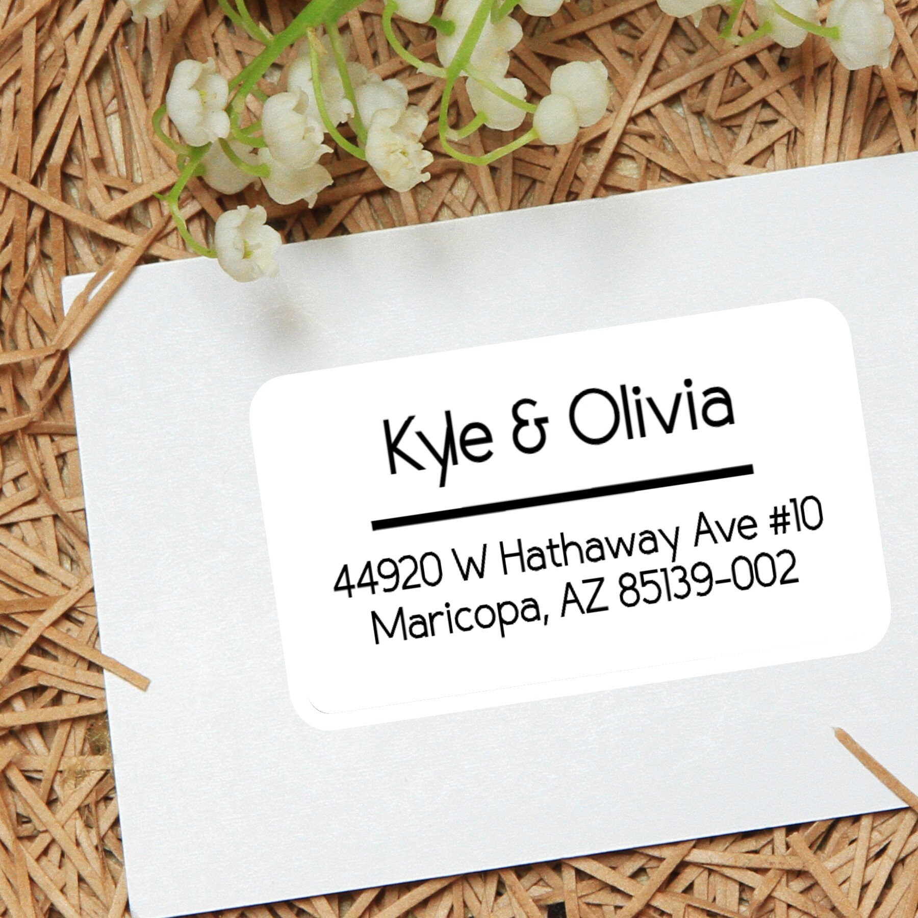 Personalized Clear Foil Return Address Labels Custom Return | Etsy Personalized Clear Foil Return Address Labels Custom Return | Etsy