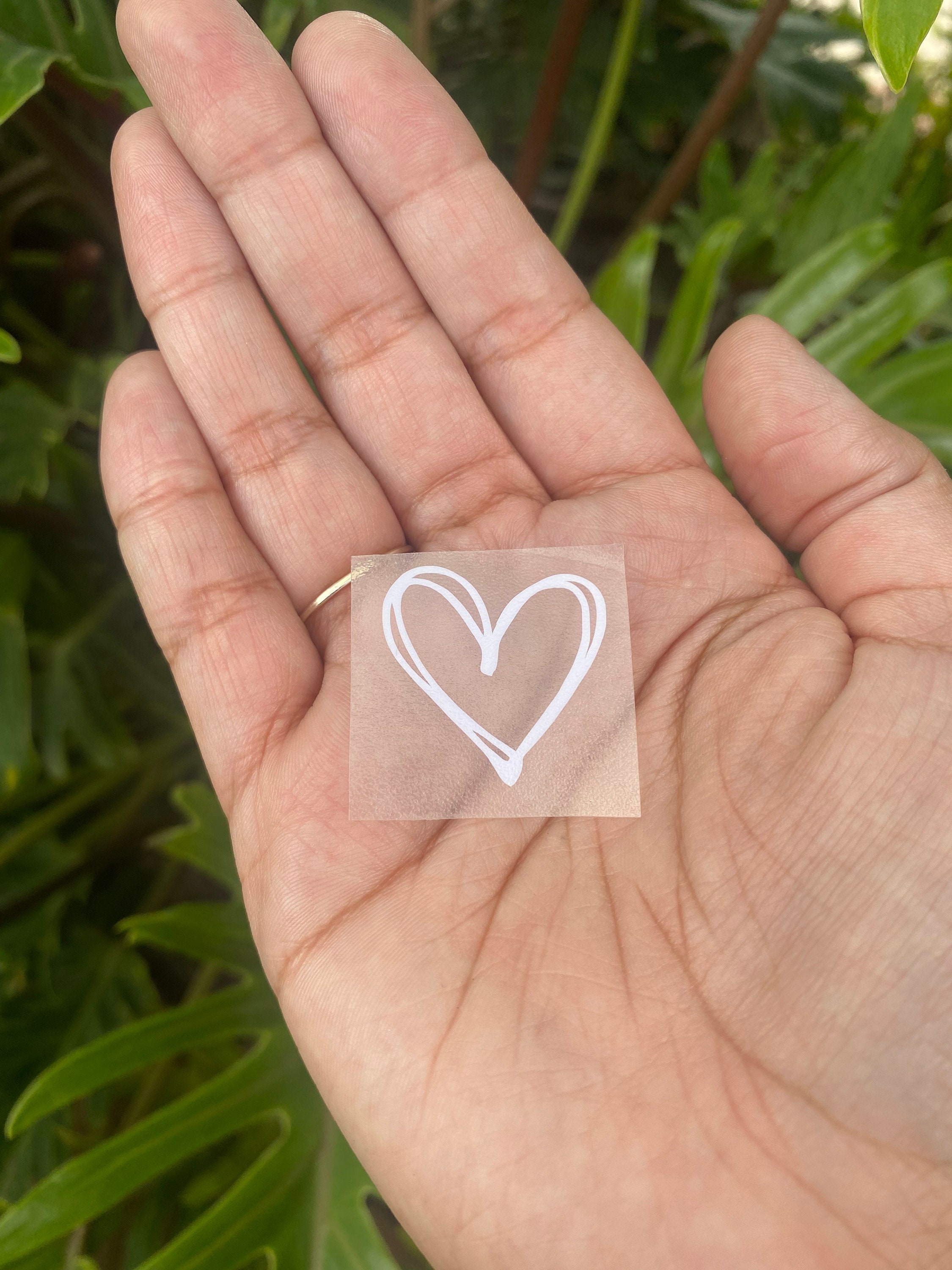 Heart Car Decal Car Window Decal Mirror Decal Computer - Etsy