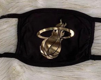 Miami Heat Face Mask | Etsy