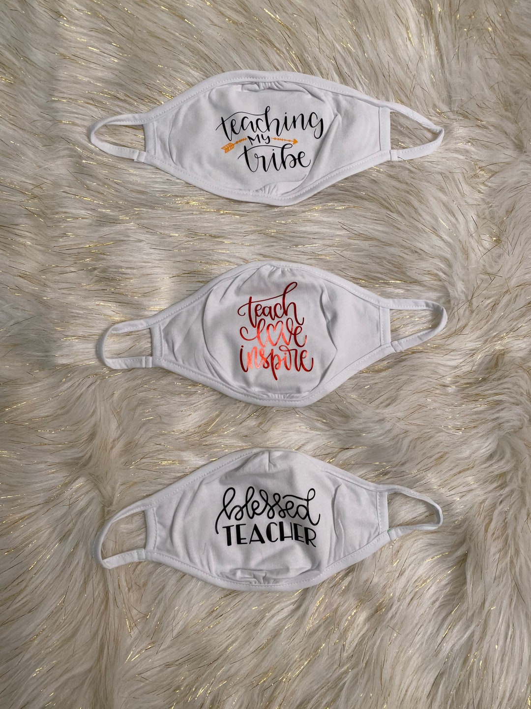 Reusable Teacher Face Masks - Etsy