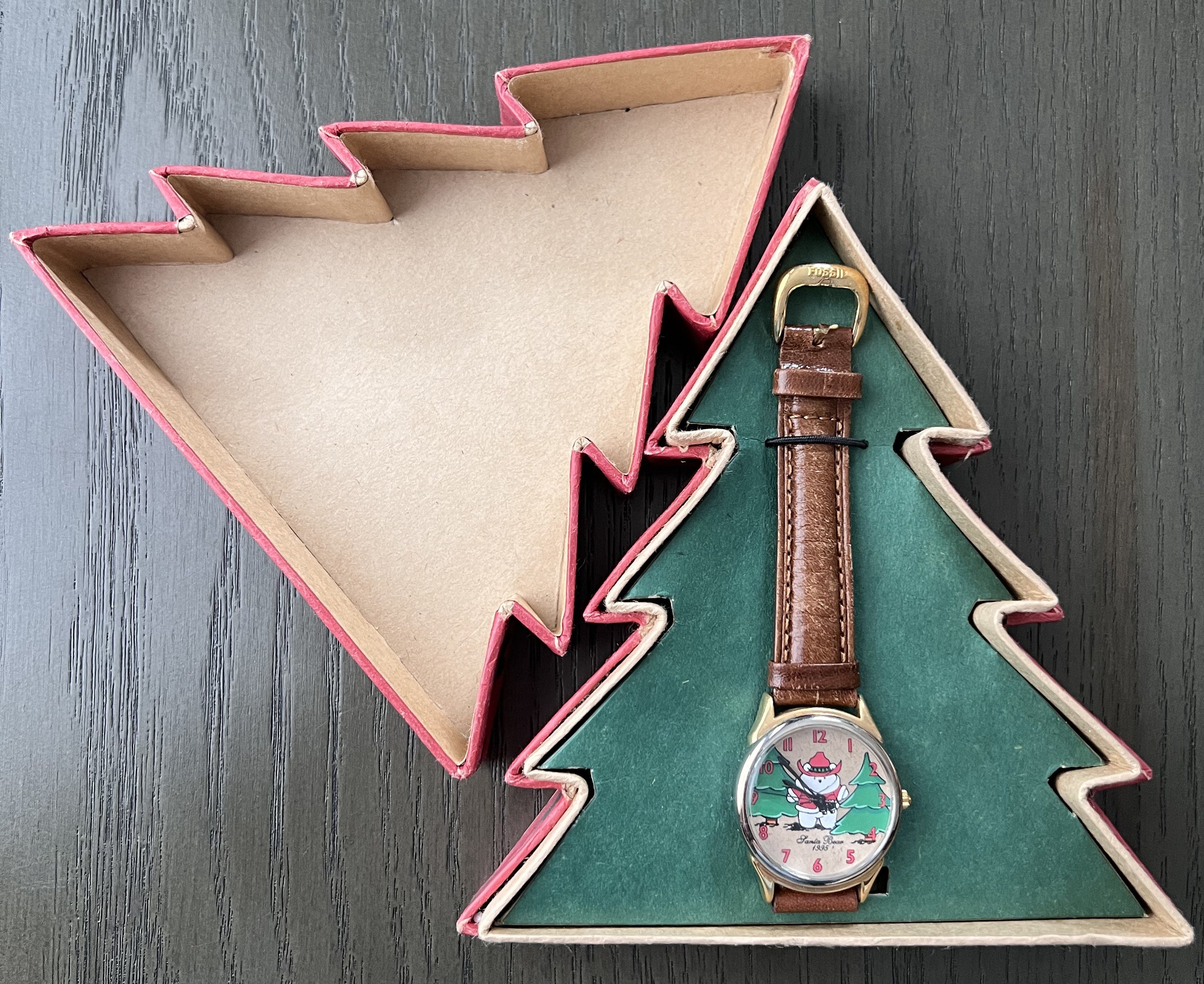 Santa Wrist Watch Fossil Men's - Etsy