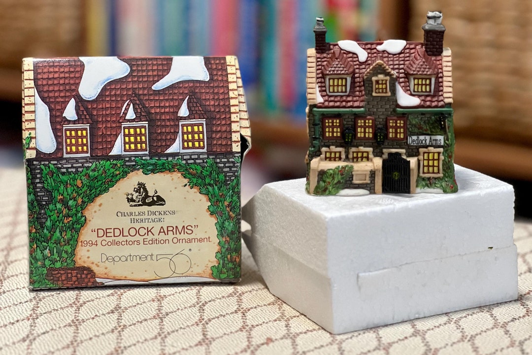 VINTAGE Dickens Village Collectors Edition Ornament - 1994 Dedlock Arms ...