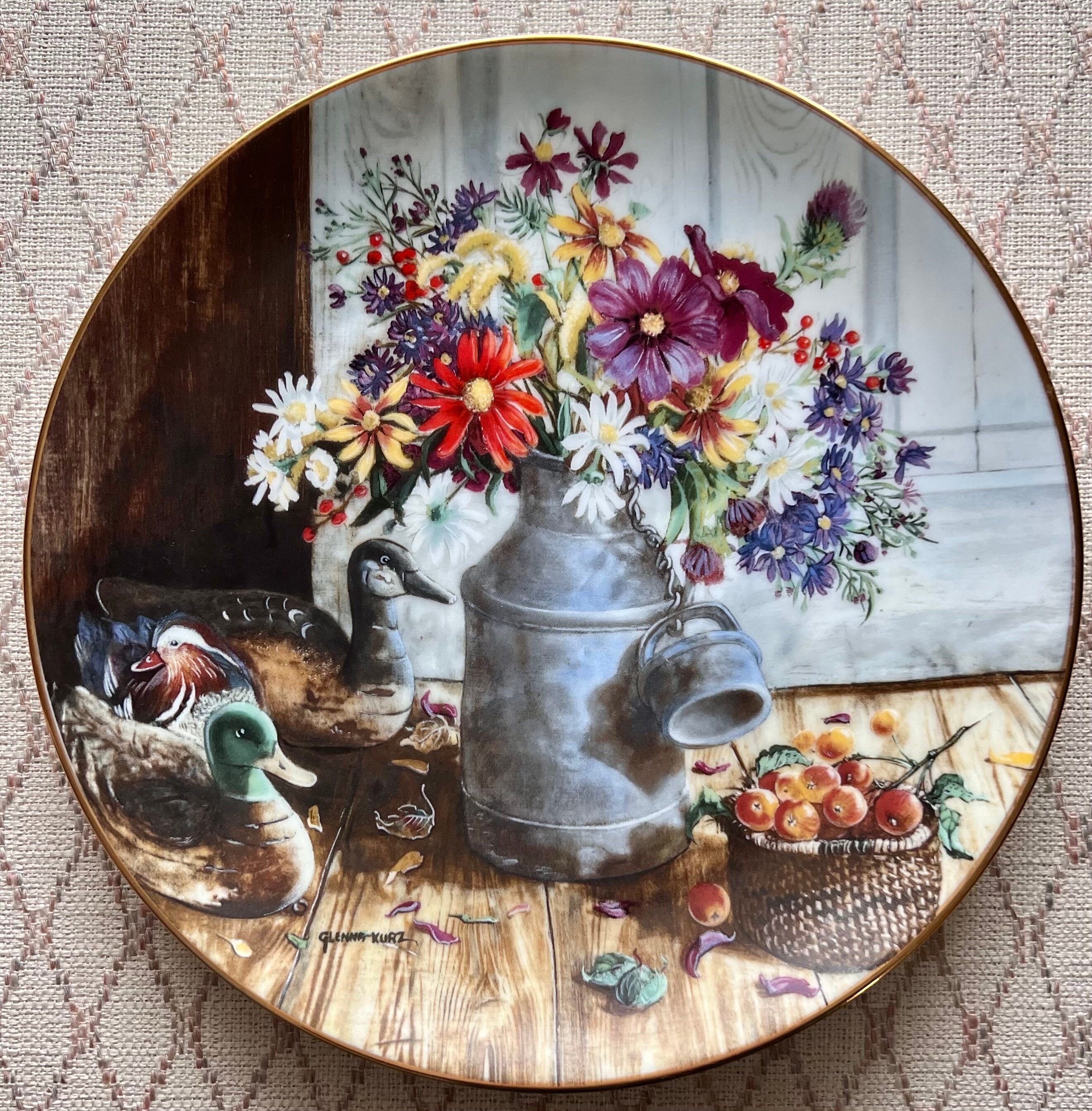 VINTAGE 1990-1991 1st-4th Issue "flowers From Grandma's Garden" Series ...