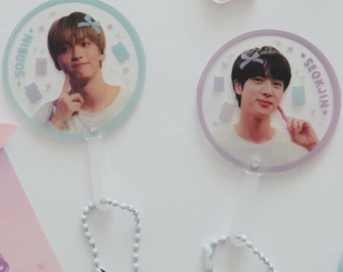 BTS Jin & TXT Soobin Mini Picket Keychain - AirPod Trinket Cute Kpop - Etsy