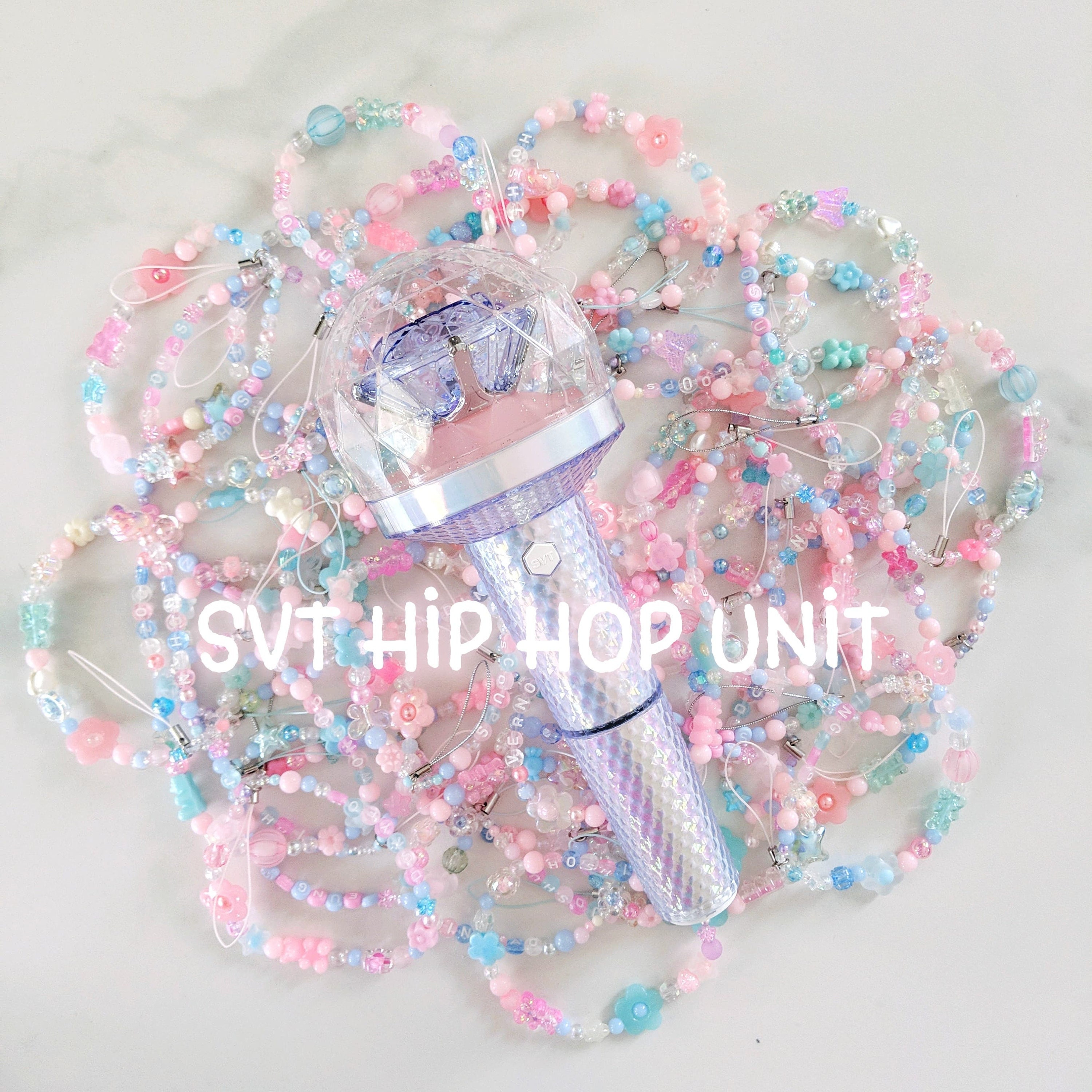 Seventeen Light Stick Wrist Strap SVT Hip Hop Unit Beaded - Etsy