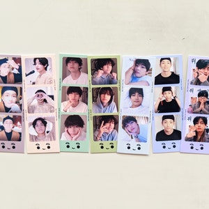 BTS Taecore Mini Photo Strip Pack V Taehyung Bullet Journal Phone Case ...