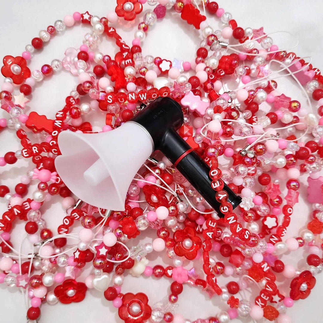 The Boyz TBZ Light Stick Wrist Strap - Beaded Keychain - Phone Loop - Etsy