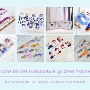 BTS Jin & TXT Soobin Mini Picket Keychain - AirPod Trinket Cute Kpop - Etsy