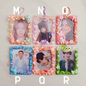 Decoden Decorated Toploader Keychain Kpop Deco Polco PC Photoframe ...