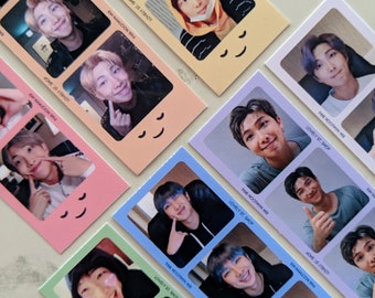BTS OT7 Mini Photo Strip Pack Bullet Journal Phone Case Kpop | Etsy