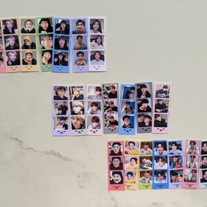 BTS Taecore Mini Photo Strip Pack V Taehyung Bullet Journal Phone Case ...