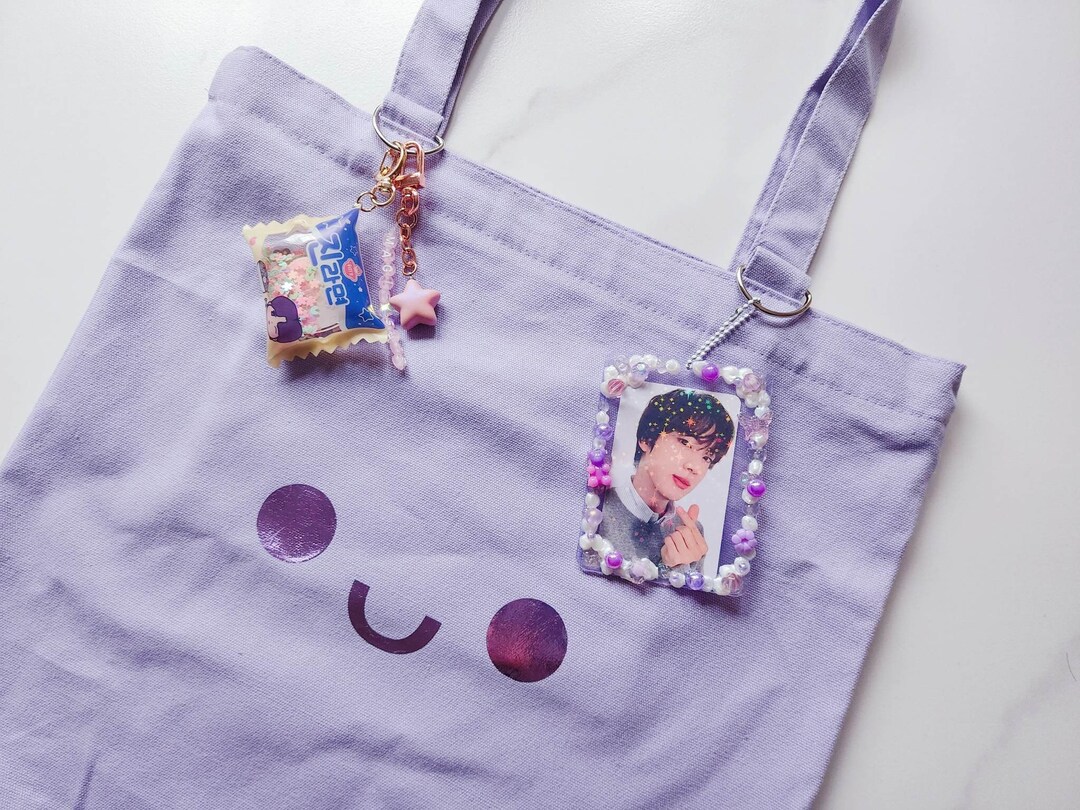 BTS Jin Seokjin Face Tote Bag - Ahpobangpo - Borahae Bangtan - Etsy