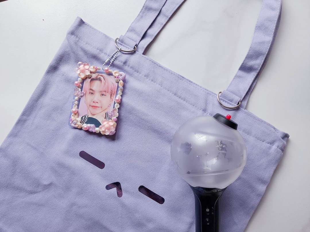 BTS Yoongi Suga Face Tote Bag - Ahpobangpo - Borahae Bangtan - Etsy