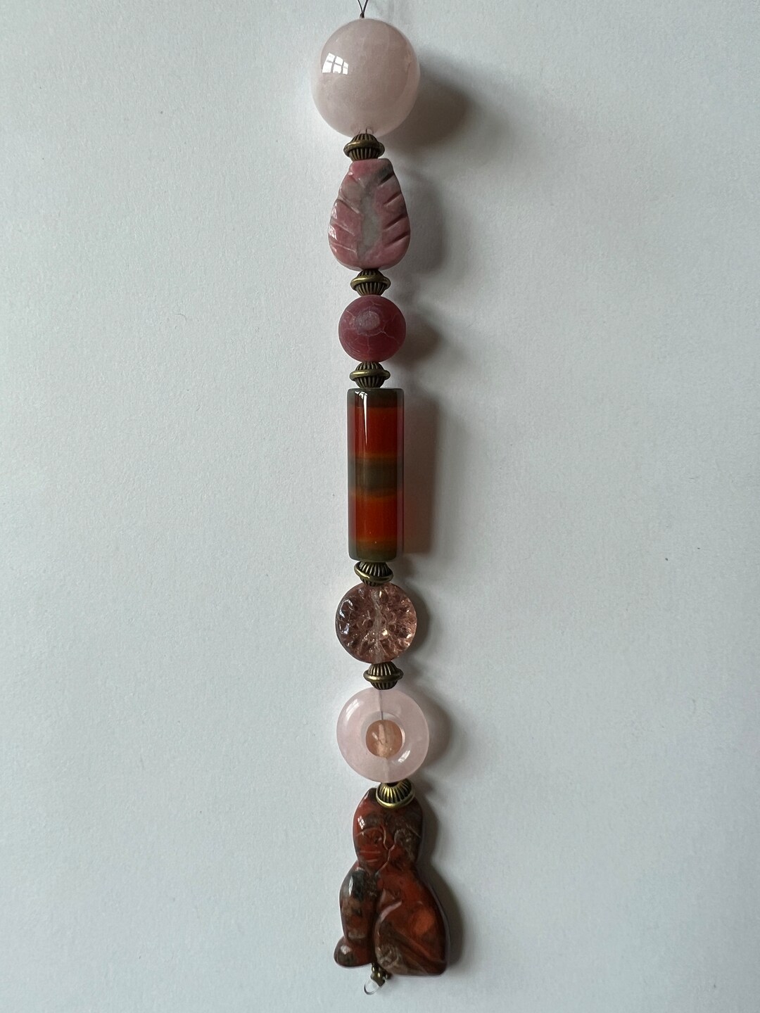 Brecciated Jasper Cat Joy String - Etsy
