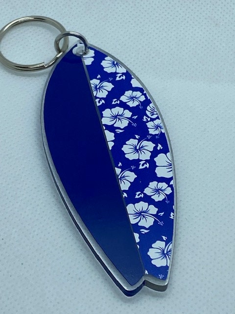 4 Long Surf Board Keychain - Etsy