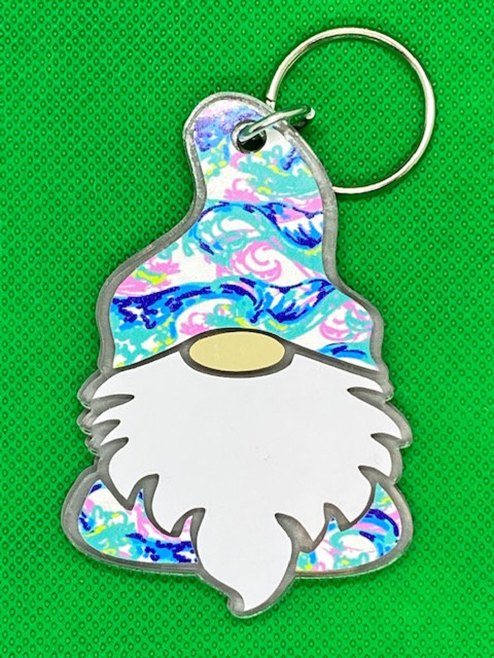 3 Gnome Keychain Bold Bright Designs - Etsy