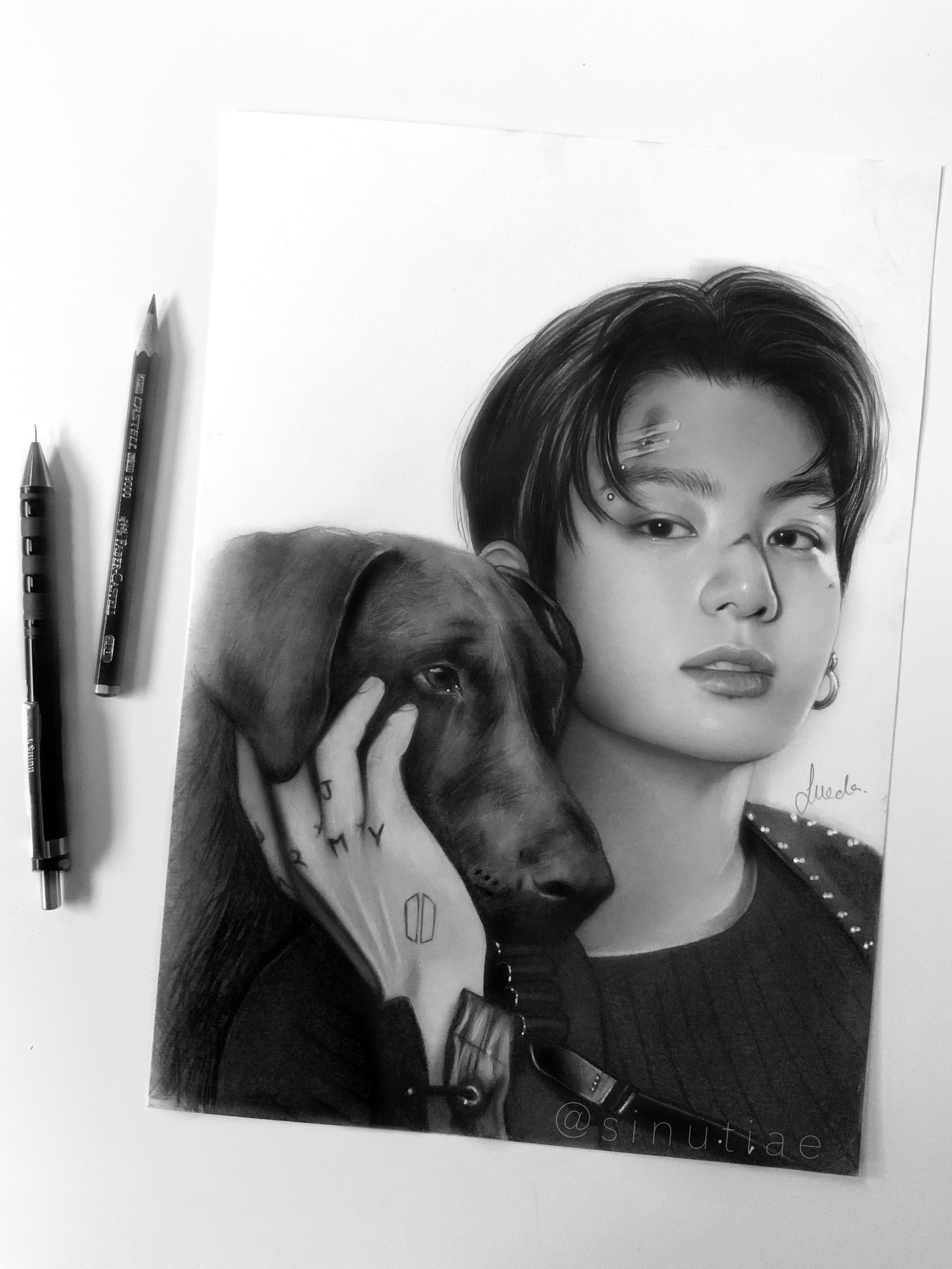 Bts Jungkook Pencil Drawing Bestpencildrawing Porn Sex Picture