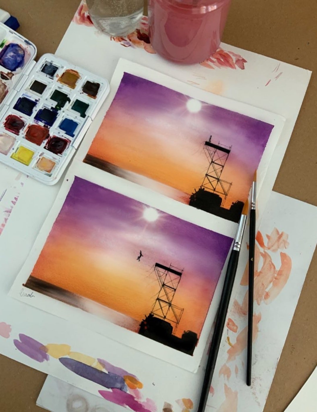 BTS Butterfly Prologue Watercolor Painting : PRINT From Original Fanart ...