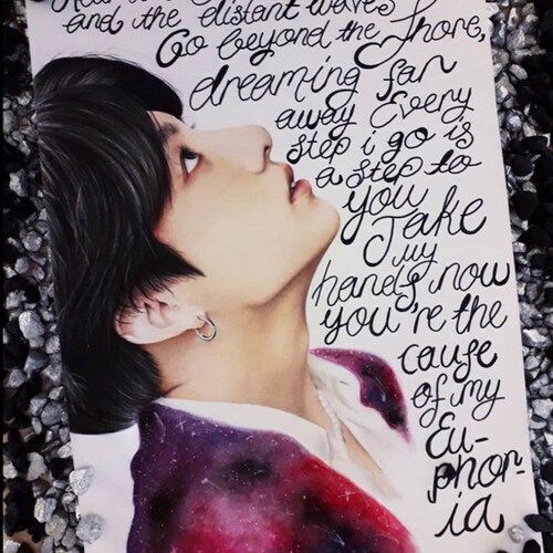 BTS SUGA Pencil Drawing : PRINT From Original Fanart - Etsy