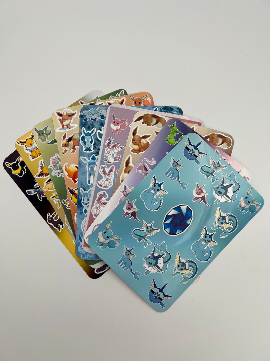 Anime Poke Cute Custom Made Vinyl Waterproof Sticker Sheets of All the ...