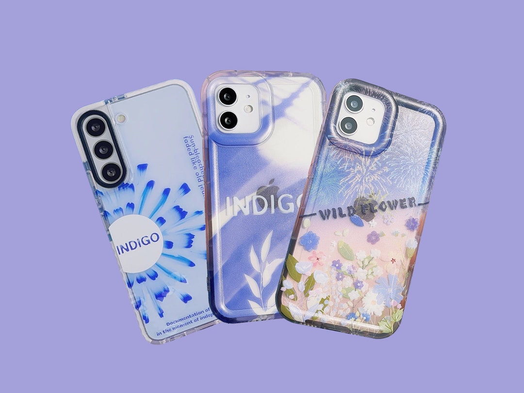 Indigo Wildflower RM iPhone Samsung Case Namjoon RM Phone - Etsy