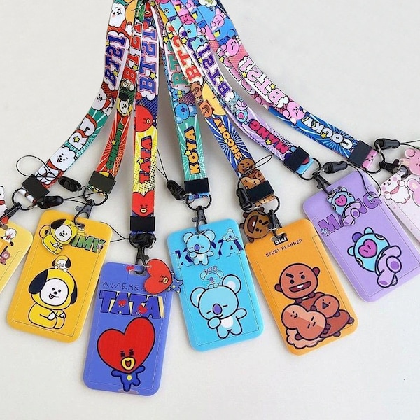 Bts Lanyard With Id Holder - Etsy