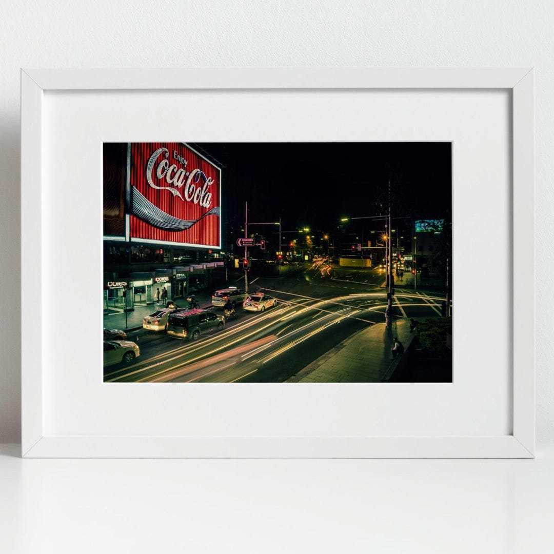 Coca-cola Billboard, Wall Hanging, Wall Art, Home Decor, Iconic Coke ...