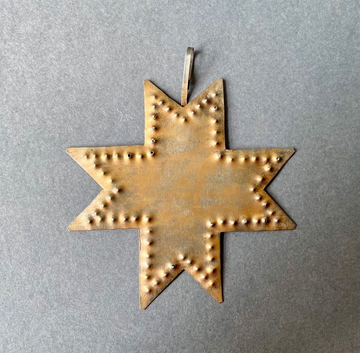 Eight-pointed Tin Cross Ornament Hand Crafted by John Schneeman, 1996 ...