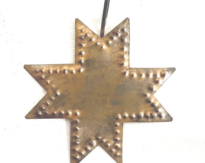 Eight-pointed Tin Cross Ornament Hand Crafted by John Schneeman, 1996 ...