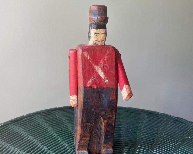 Vintage Carved Wood Soldier by Wolf Creek - Etsy