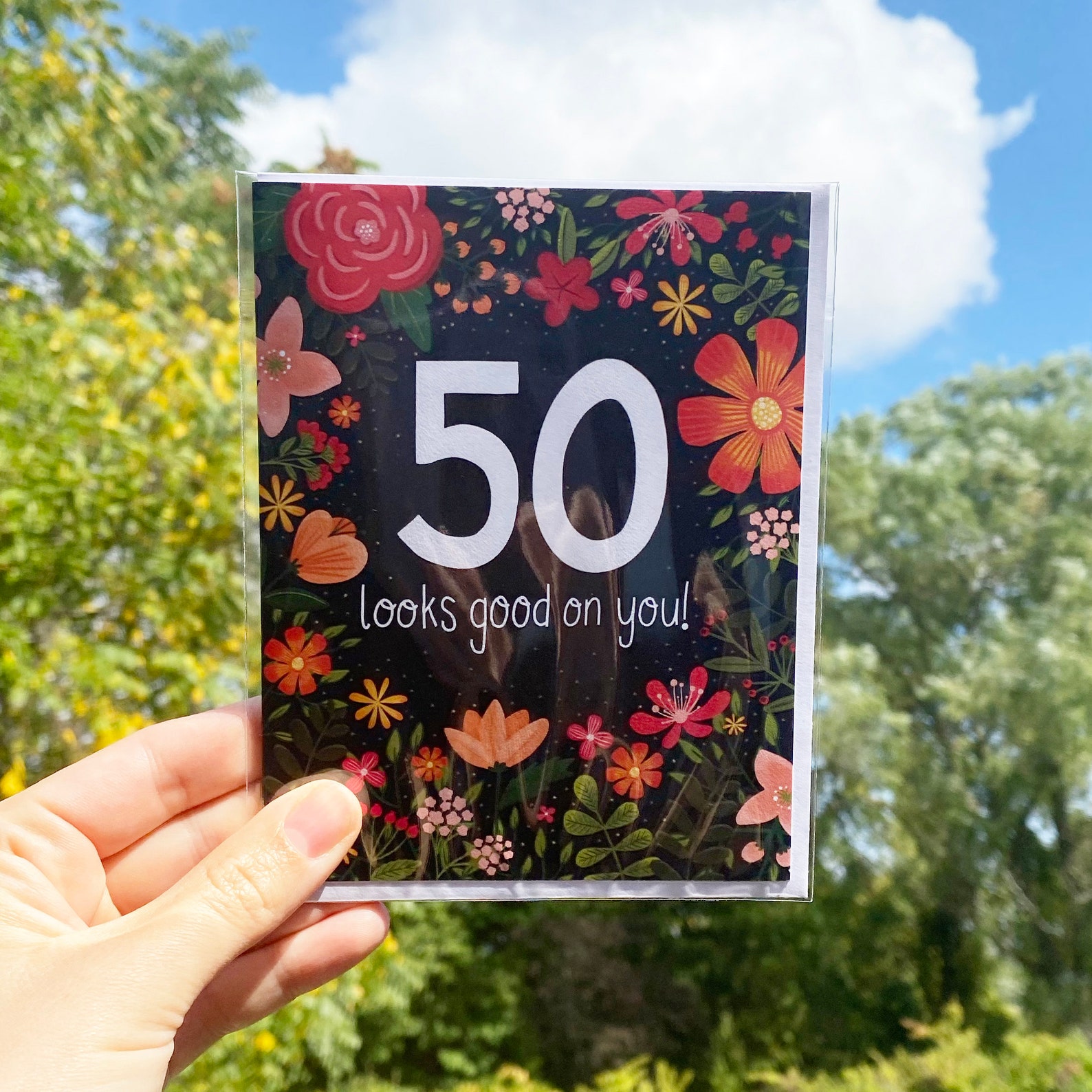 50th Birthday Card 50th Birthday Card for Women 50 Birthday - Etsy