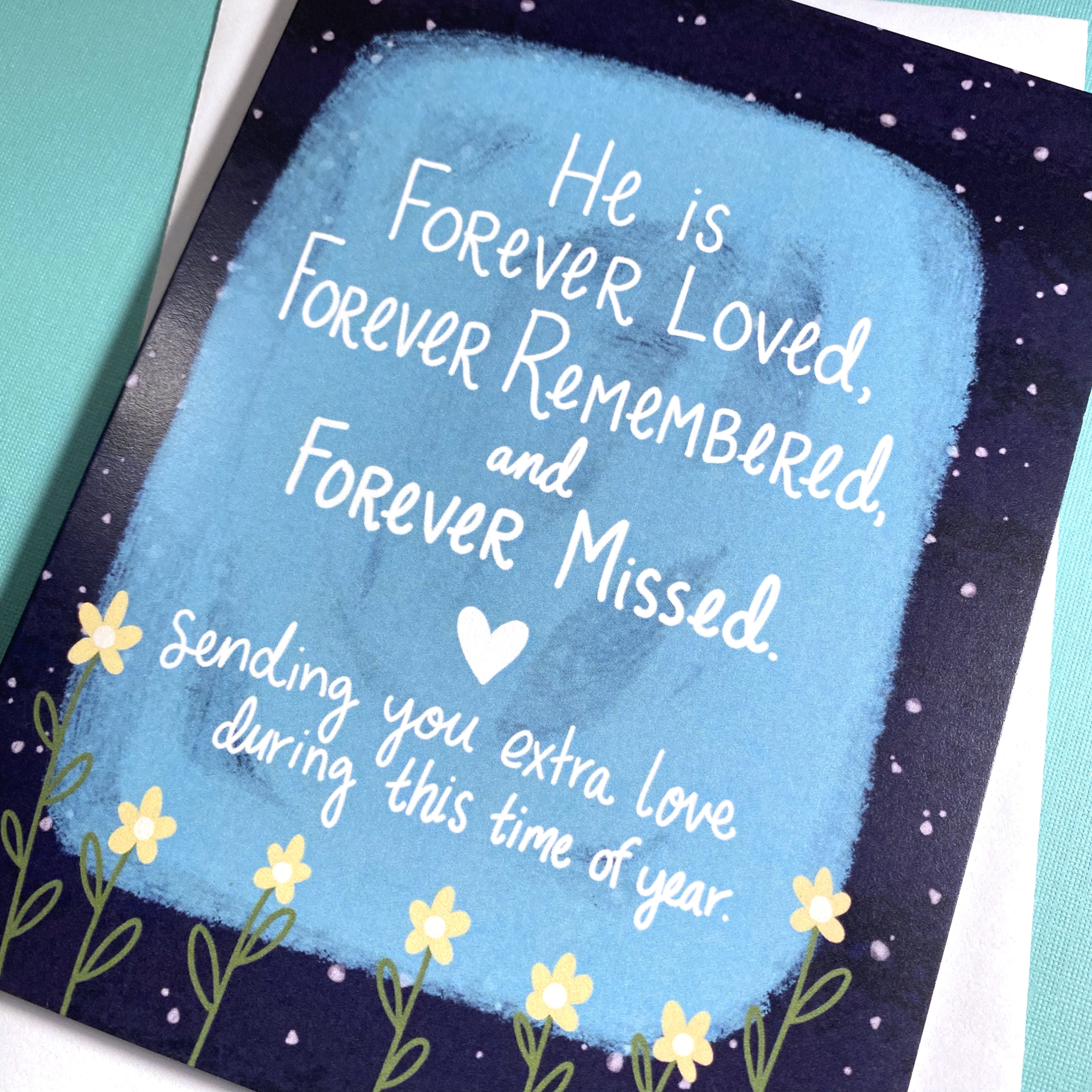 Sympathy Card: Death Anniversary Card, Remembrance Gift Loss of Father ...